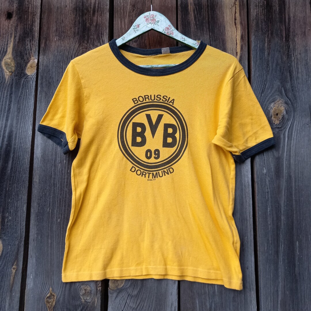 Borussia Dortmund Shirt 70s Vintage T Shirt FOOTBALL BVB 09 Dortmund ...