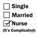 Nurse Status Marital Status Svg CUT File, Nurse Life Svg, Married Life ...