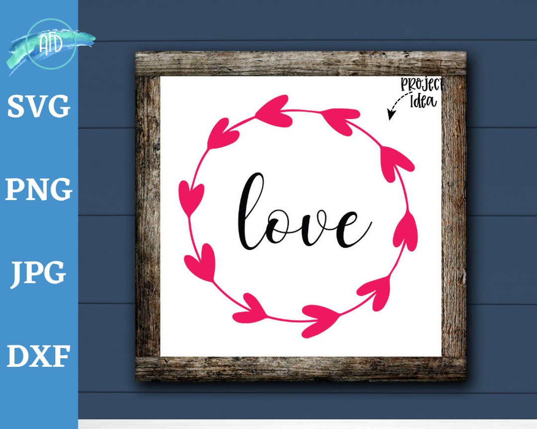 Love Svg CUT File Hearts SVG Love Cut File Love With Heart - Etsy