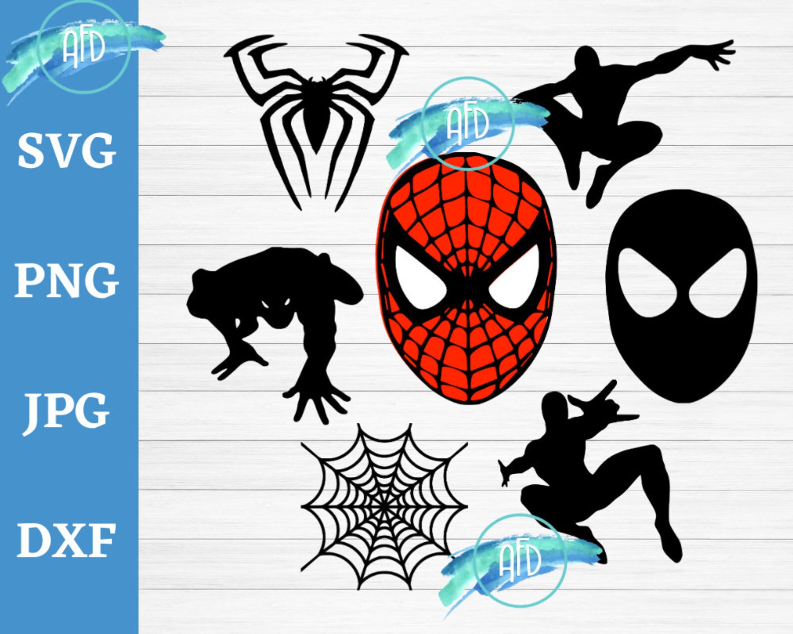 Spiderman SVG File Superhero Svg Spiderman Logo Spiderman - Etsy