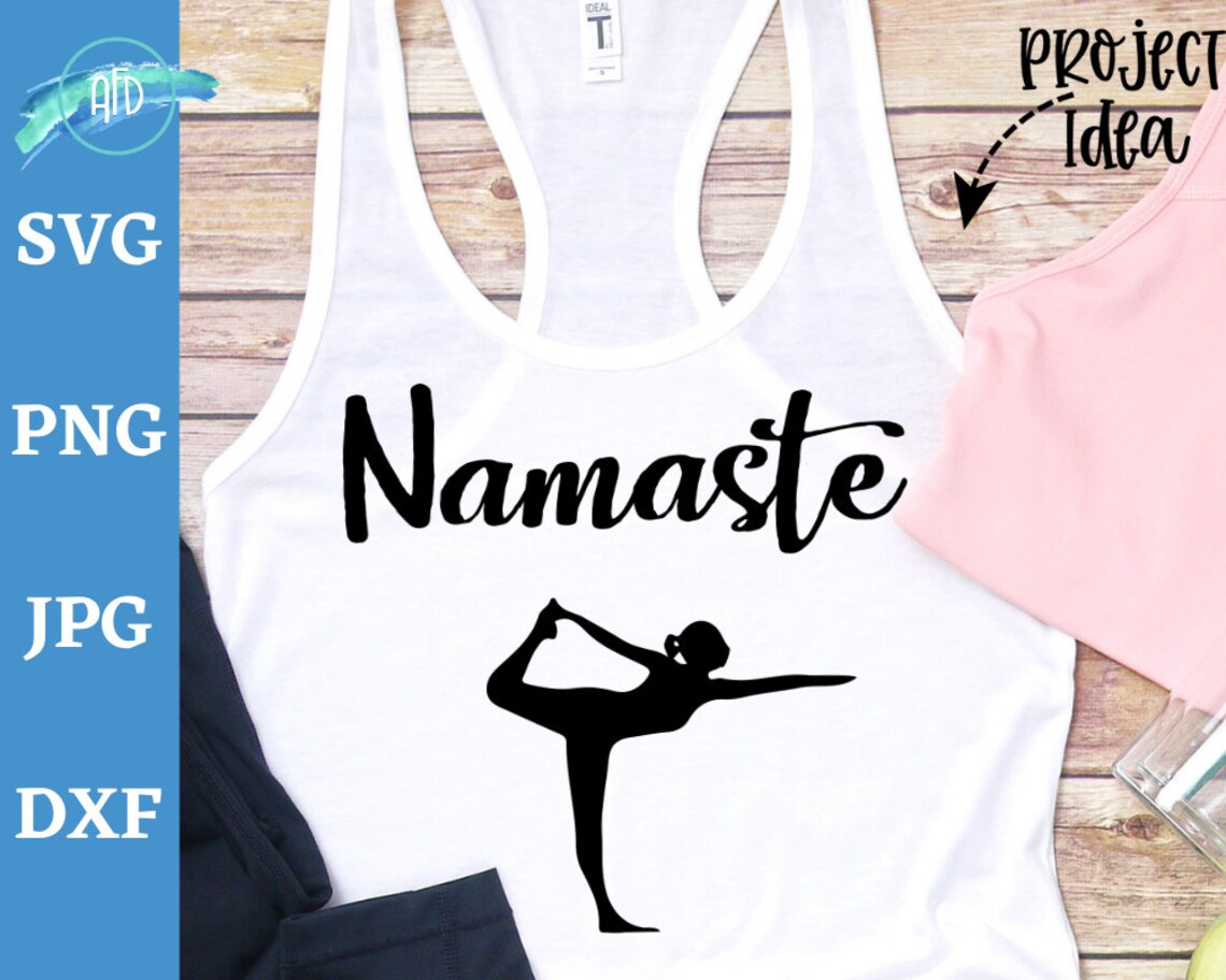 Namaste Svg Yoga Pose Svg Namaste Cut File Yoga Silhouette - Etsy