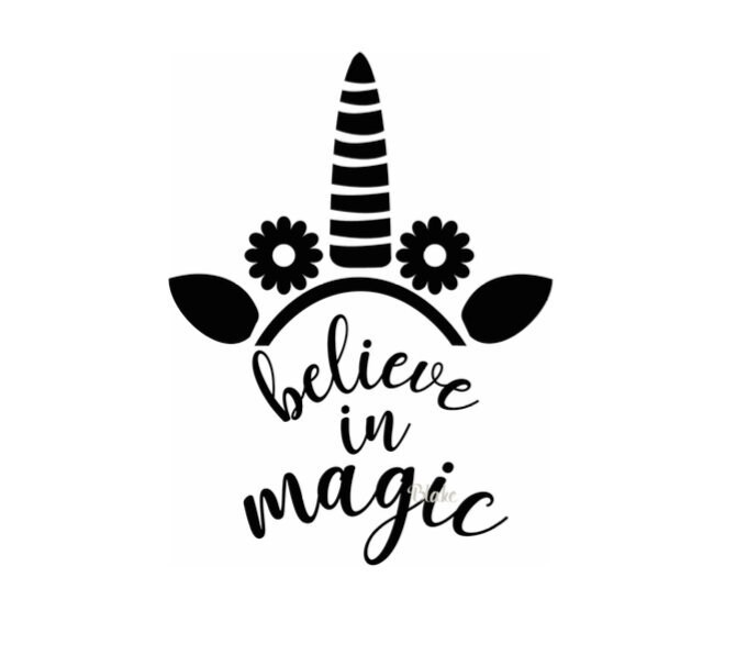 Believe in Magic SVG Unicorn SVG Magic Unicorn svg unicorn cut | Etsy