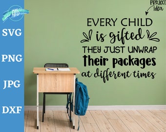 Gifted Teacher Svg - Etsy