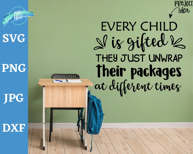 Every Child is Gifted They Just Unwrap Their Packages at - Etsy