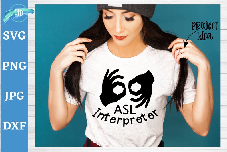 American Sign Language Teacher Sign SVG Cut File ASL Teacher - Etsy