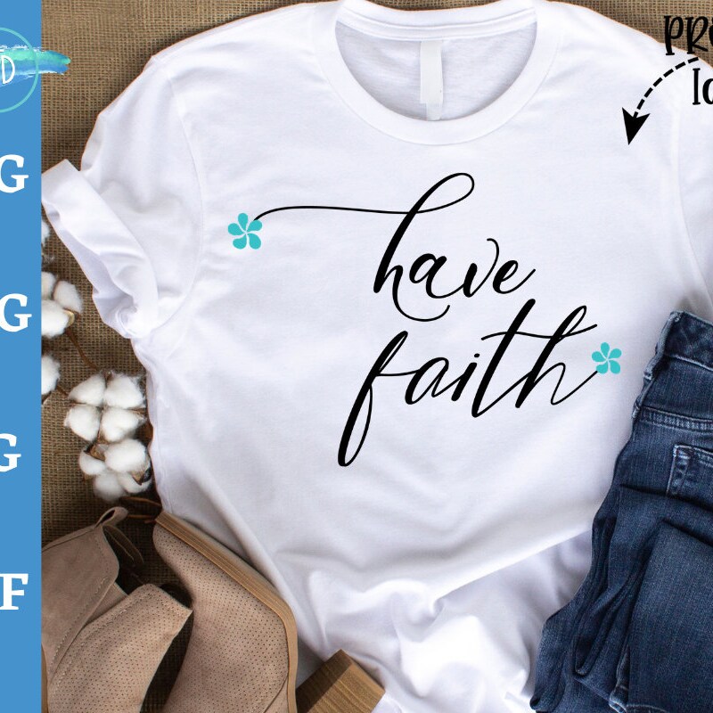 Faith in Cursive - Etsy