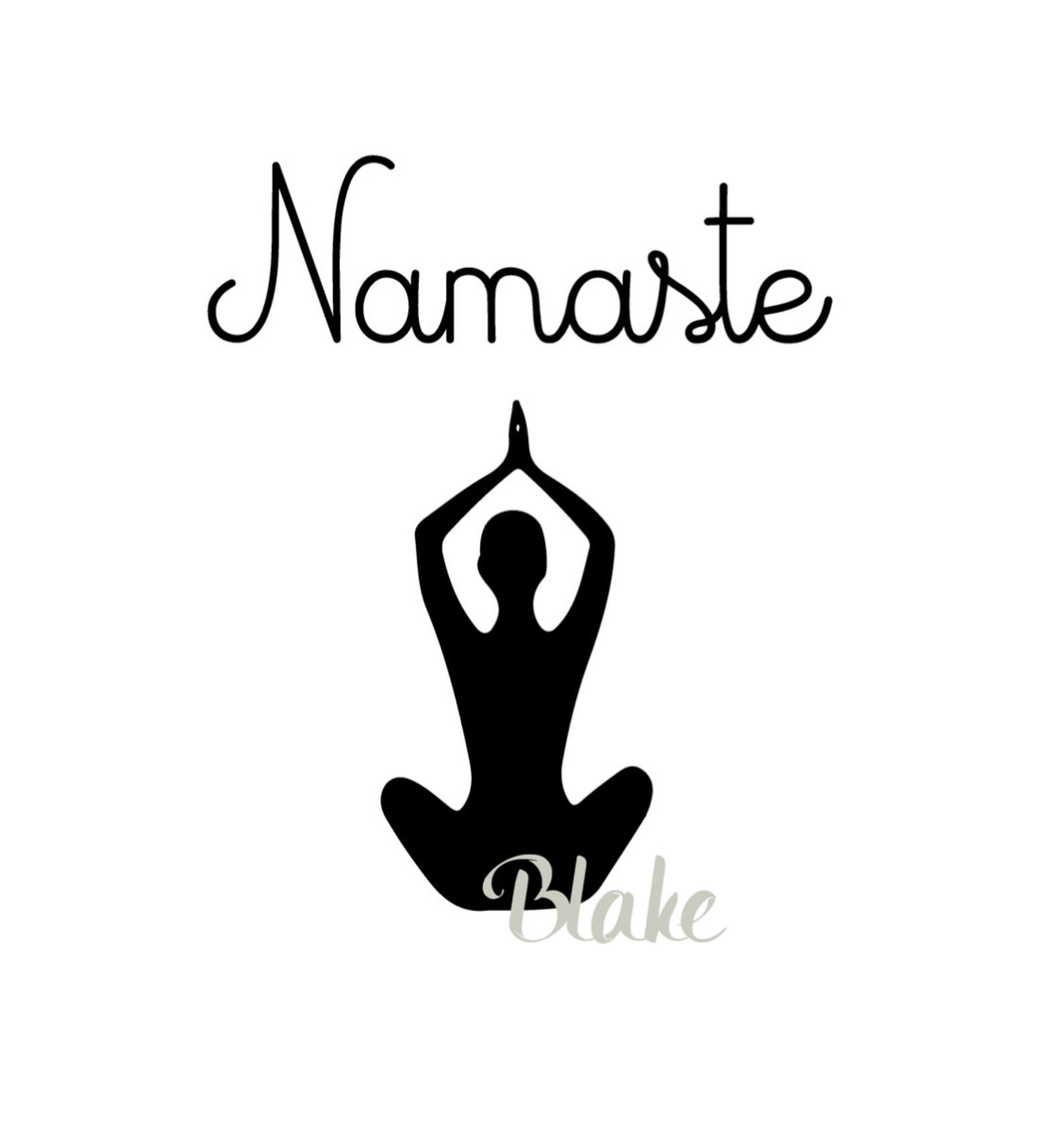 Namaste Svg Cut File Namaste Svg Yoga Svg Namaste Pose Svg - Etsy