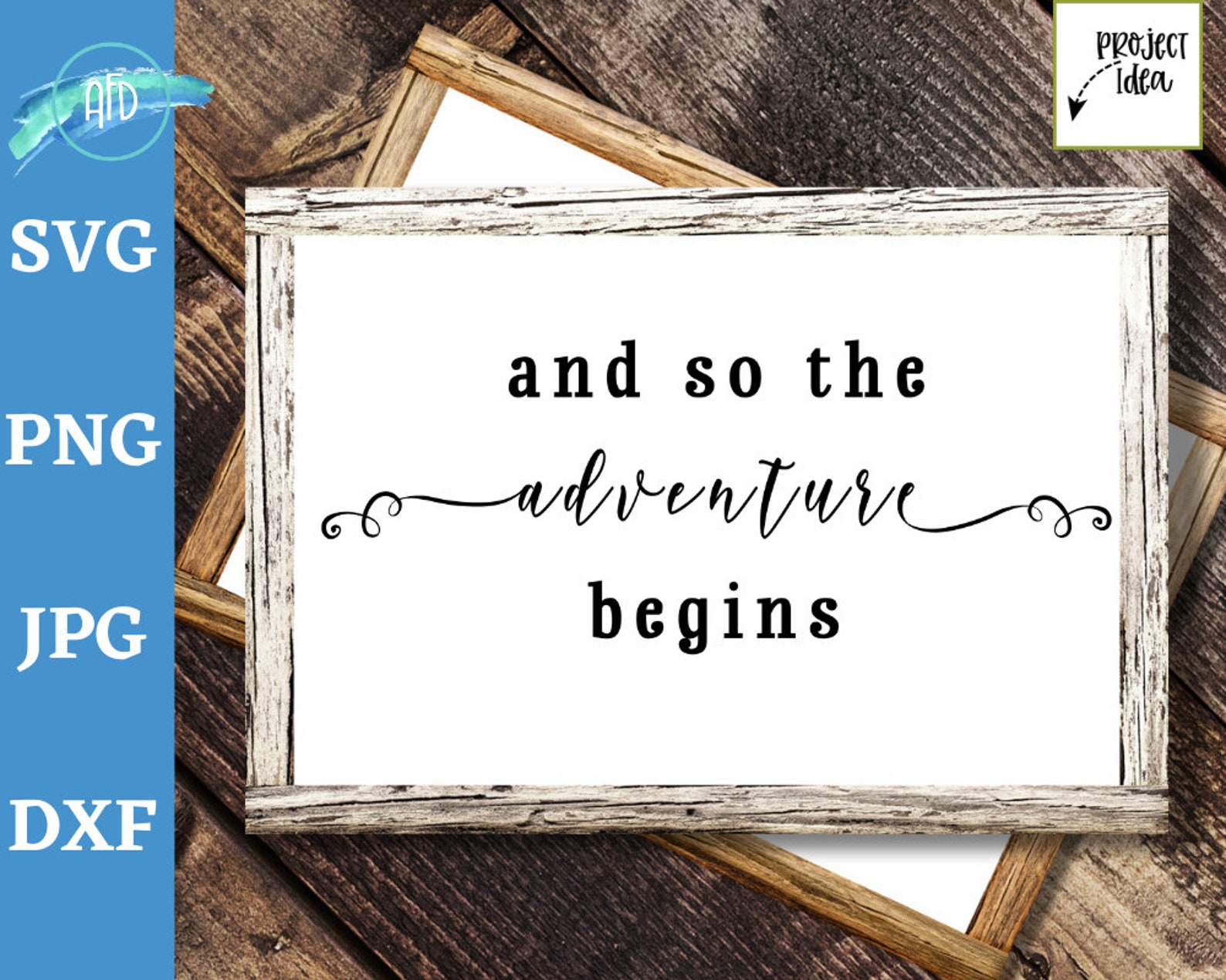 And so the Adventure Begins Svg Cut File Inspirational Svg | Etsy
