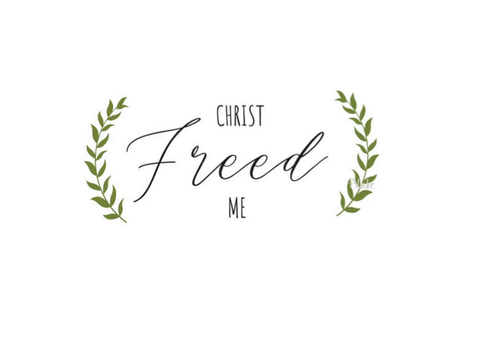 Christ Freed Me Svg Christian Svg Faith Svg Freedom Svg | Etsy
