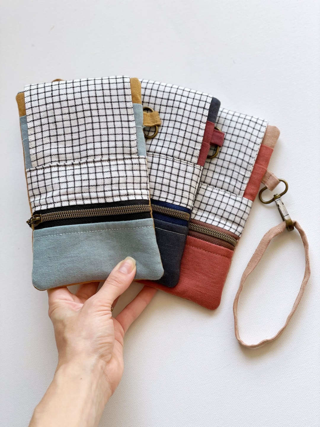 Zero Waste Linen Coin Pouch Linen Wallet With Zipper Pouch - Etsy