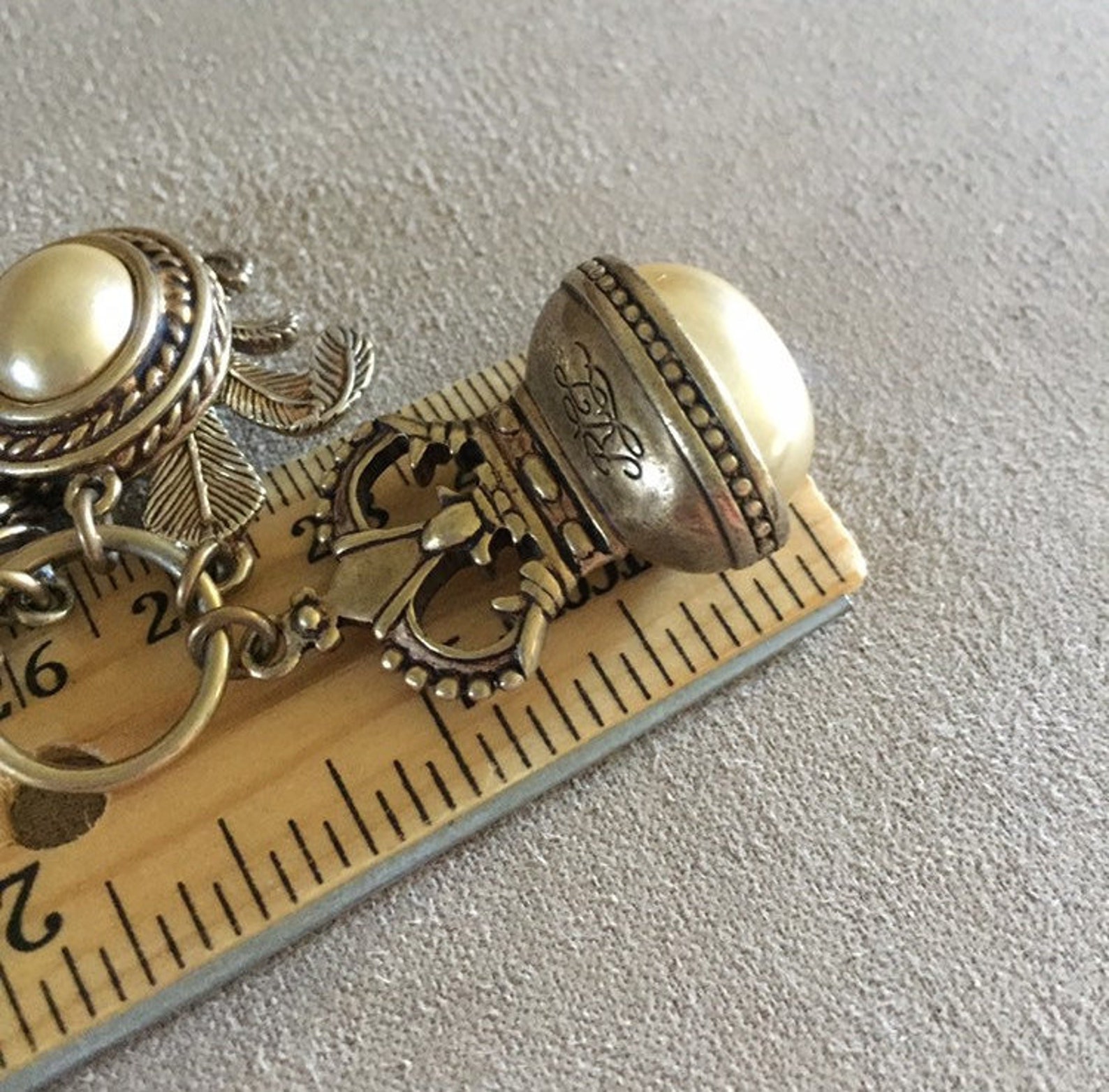 Vintage Ralph Lauren RLL 5 Fobs Chain RLL Charm Necklace - Etsy