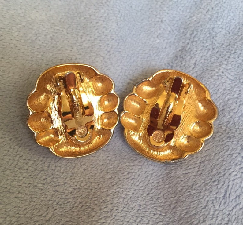 Vintage Givenchy Bijoux Pearl Clip on Earrings - Etsy