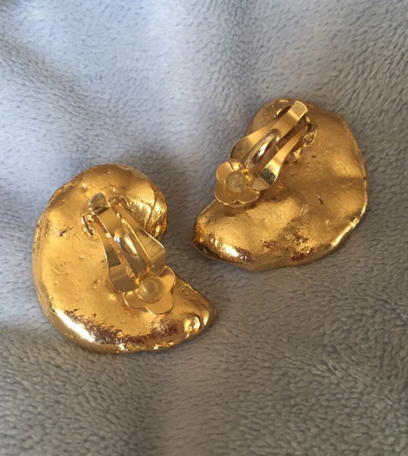 Vintage Ribbon Yves Saint Laurent Style Unmarked Clip on - Etsy