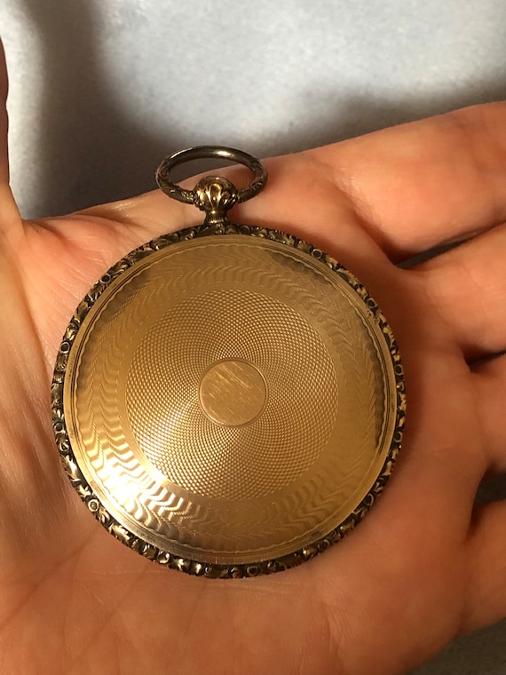 Regency Era Victorian Large Locket Hair Keepsake Lock… - Gem