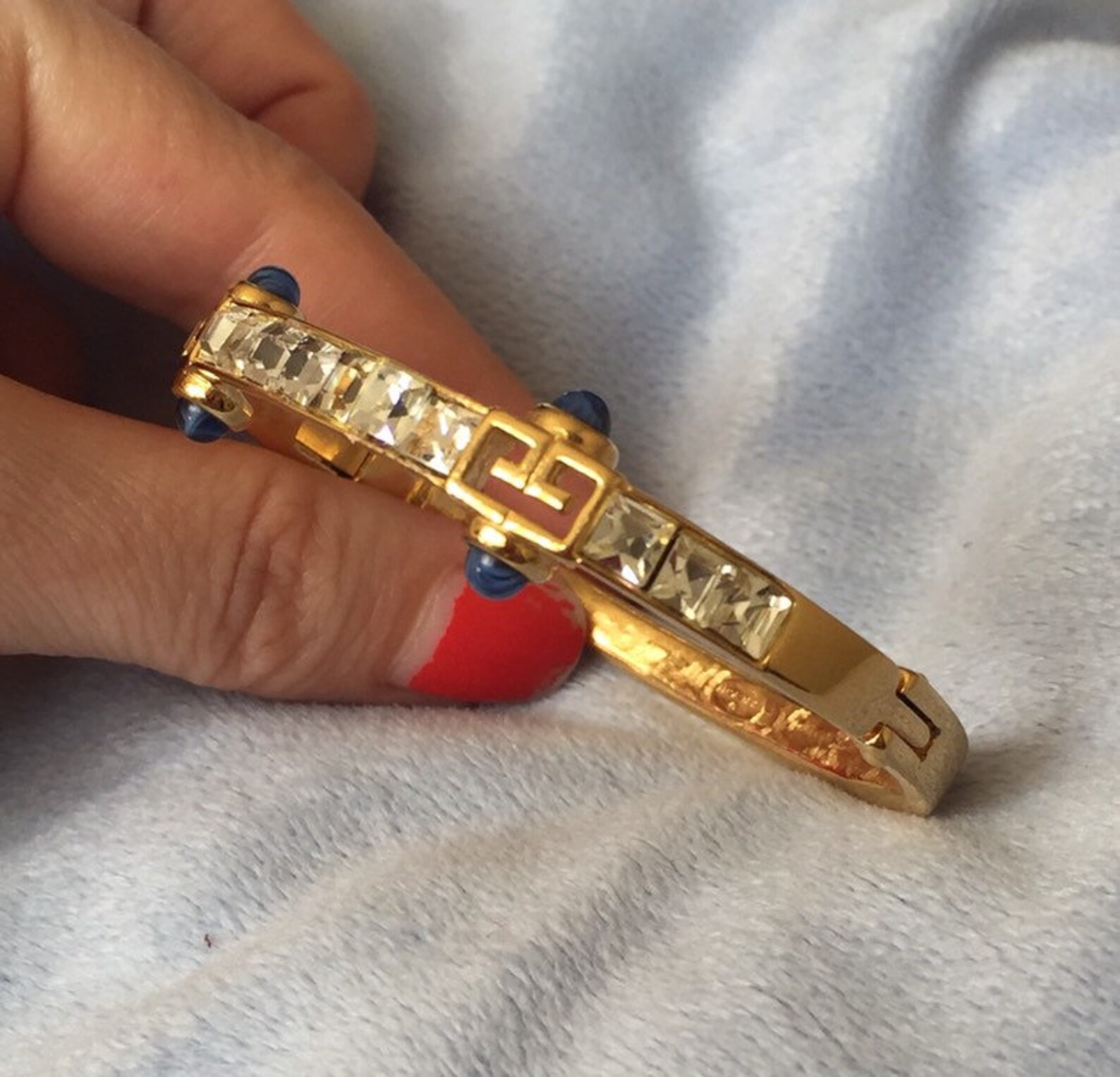 Vintage Bijoux Givenchy Logo Brazalete gripoix Pulsera - Etsy España