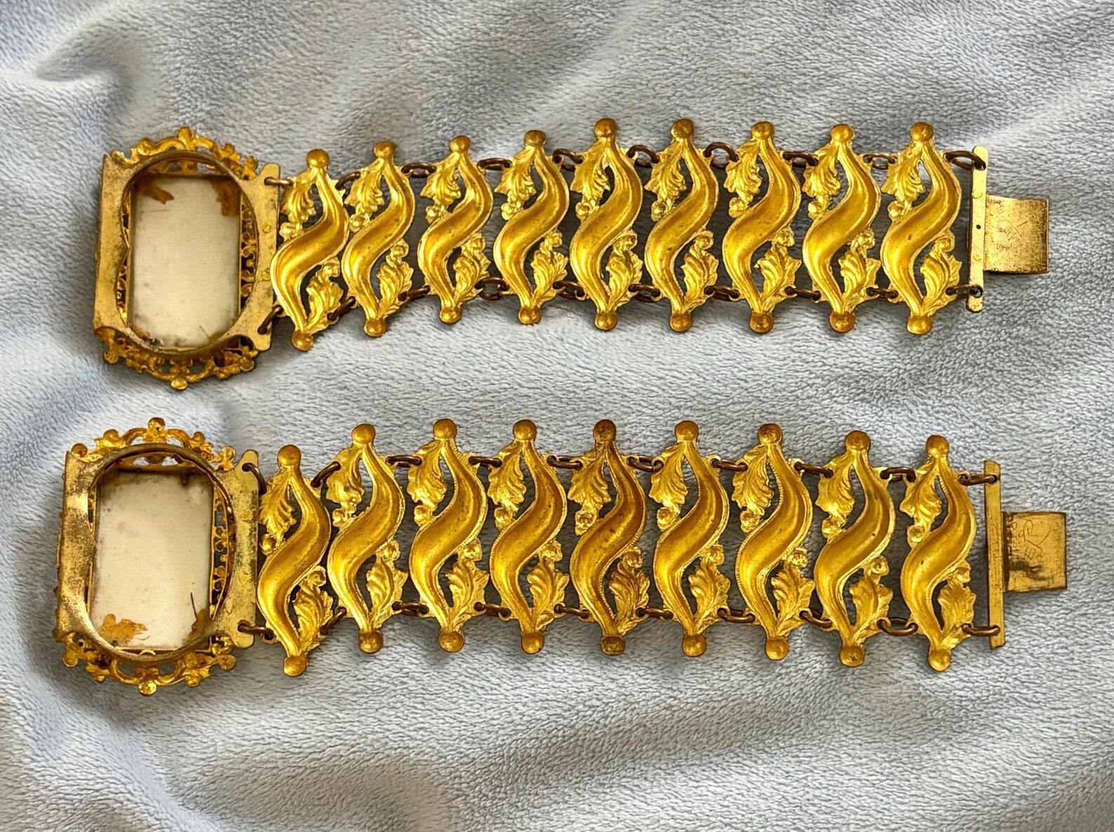 Antique 1830 Georgian Pinchbeck Hand-painted Portrait Collar Necklace ...
