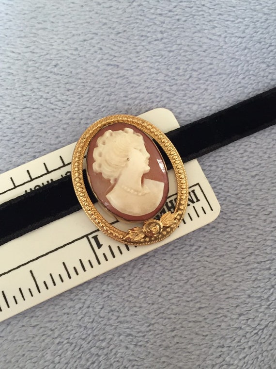 1940- 1950’s Winard 12K GF Carved Shell Cameo Slide n… - Gem