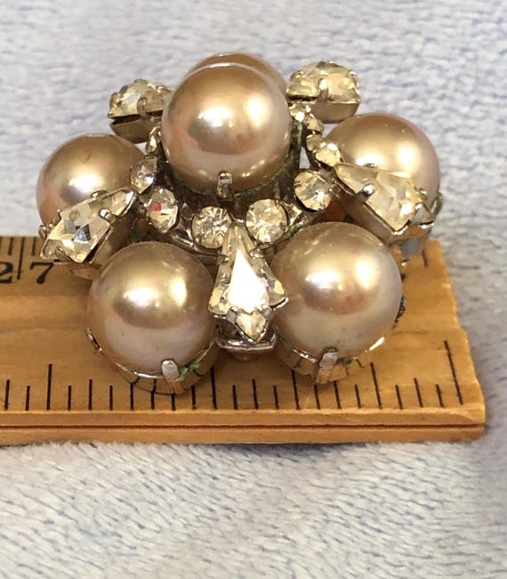 Signed Christian Dior 1965 Brooch Pin layered Translu… - Gem