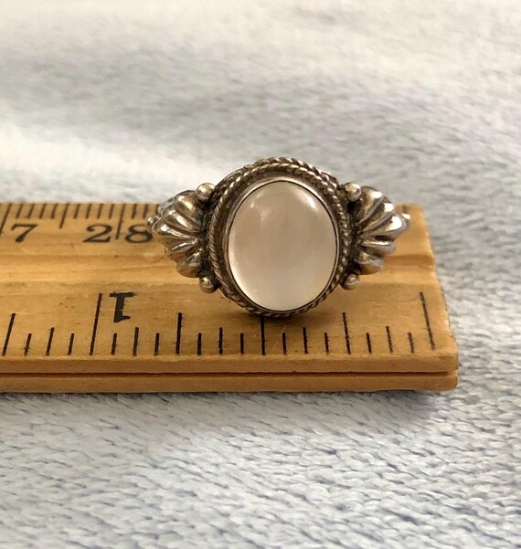 Native American Navajo Moonstone Sterling Beaded Leaf… - Gem