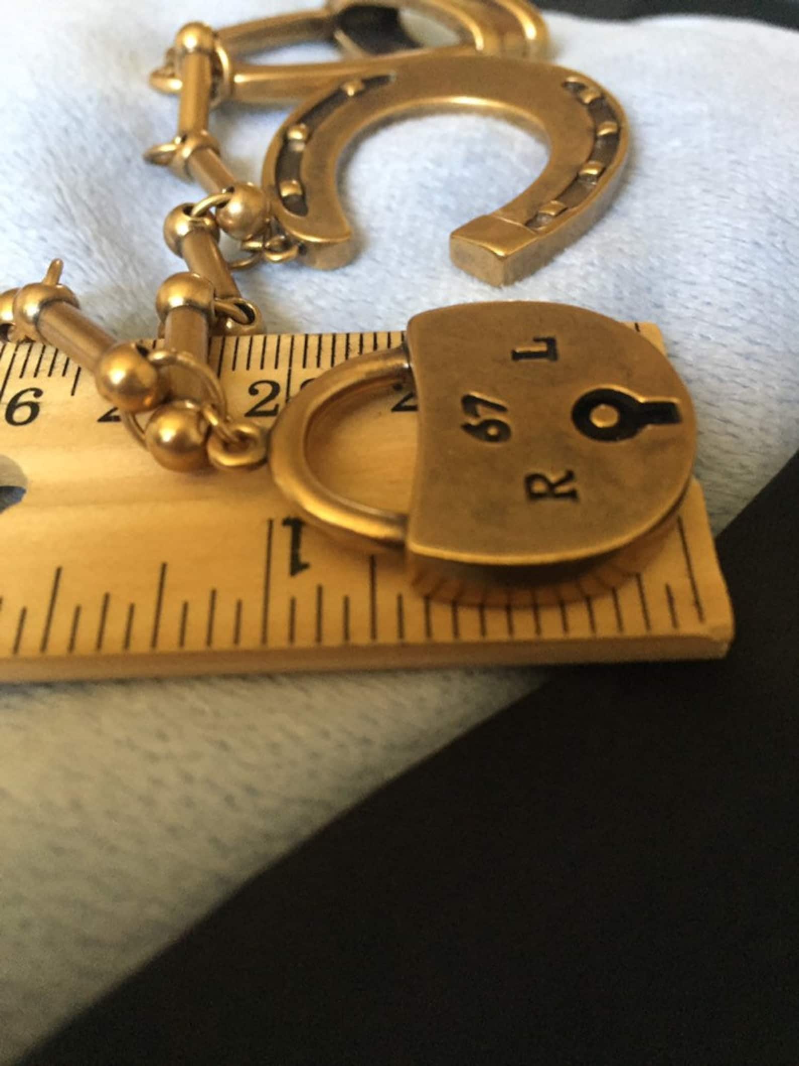 Vintage Ralph Lauren Equestrian Charm Necklace RLL Necklace 29 Inch ...