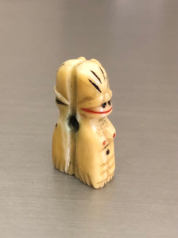 Male and Female Alaska Inuit Billiken Carved Lucky Ch… - Gem