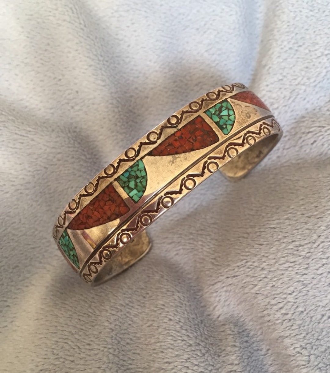 Vintage Native American Juan Singer Navajo Sterling Silver Turquoise ...