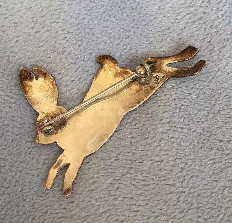 American Indian Navajo Sterling Rabbit Brooch Hare Sterling - Etsy