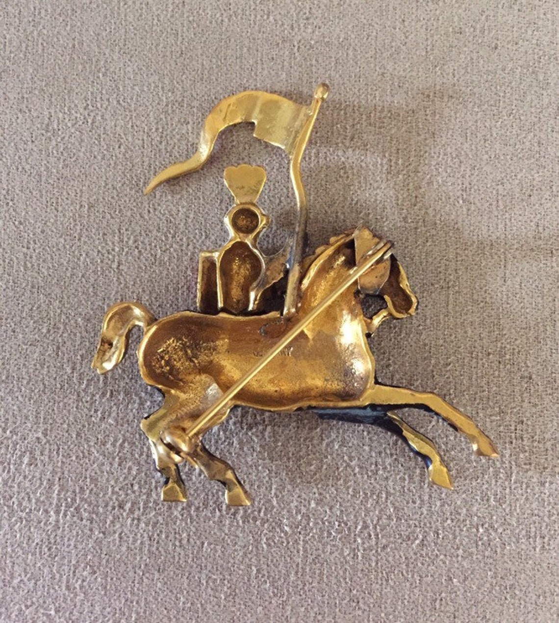 Vintage German Medieval Knight Armor Enamel Brooch Pin - Etsy