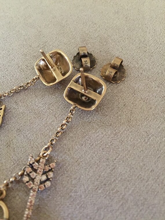 Runaway Ralph Lauren Equestrian Charm Chain RLL Earri… - Gem