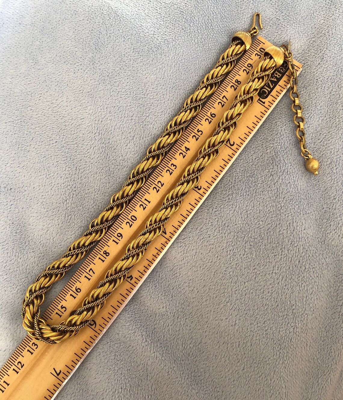 Vintage 1960-1970’s Monet Chunky Rope Chain Necklace 14-16 Inch - Etsy