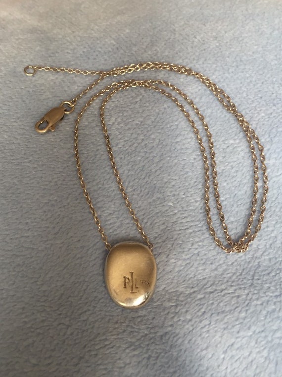 Original 1980's Sterling Silver Ralph Lauren RLL Bean… - Gem