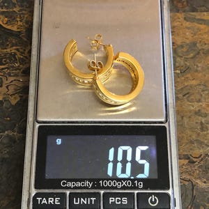 Rare Vintage Ralph Lauren RLL Hoop Earrings W/14K Post Studs - Etsy