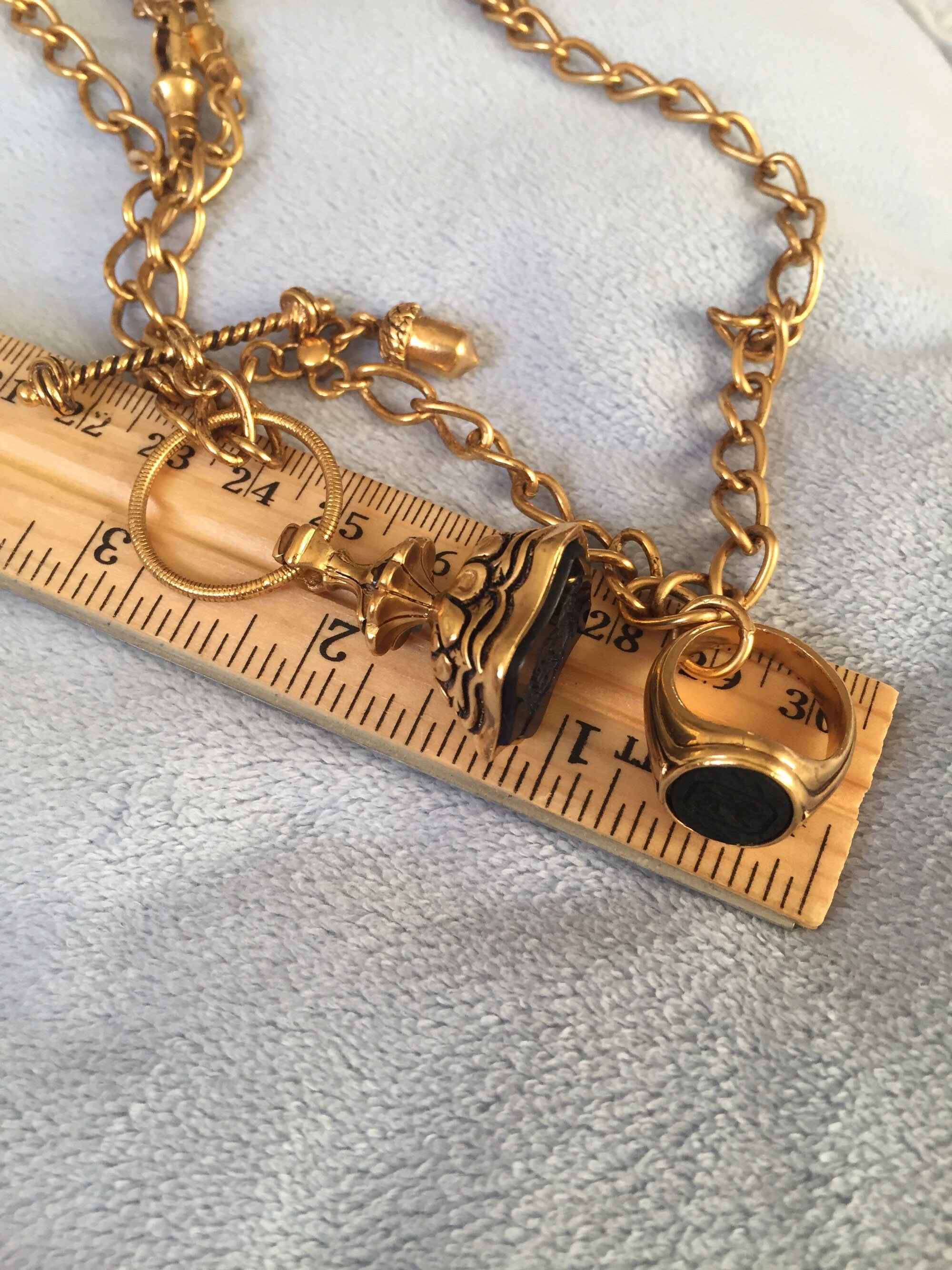 Rare Vintage Ralph Lauren Pocket Watch Fob Chain RLL Necklace - Etsy