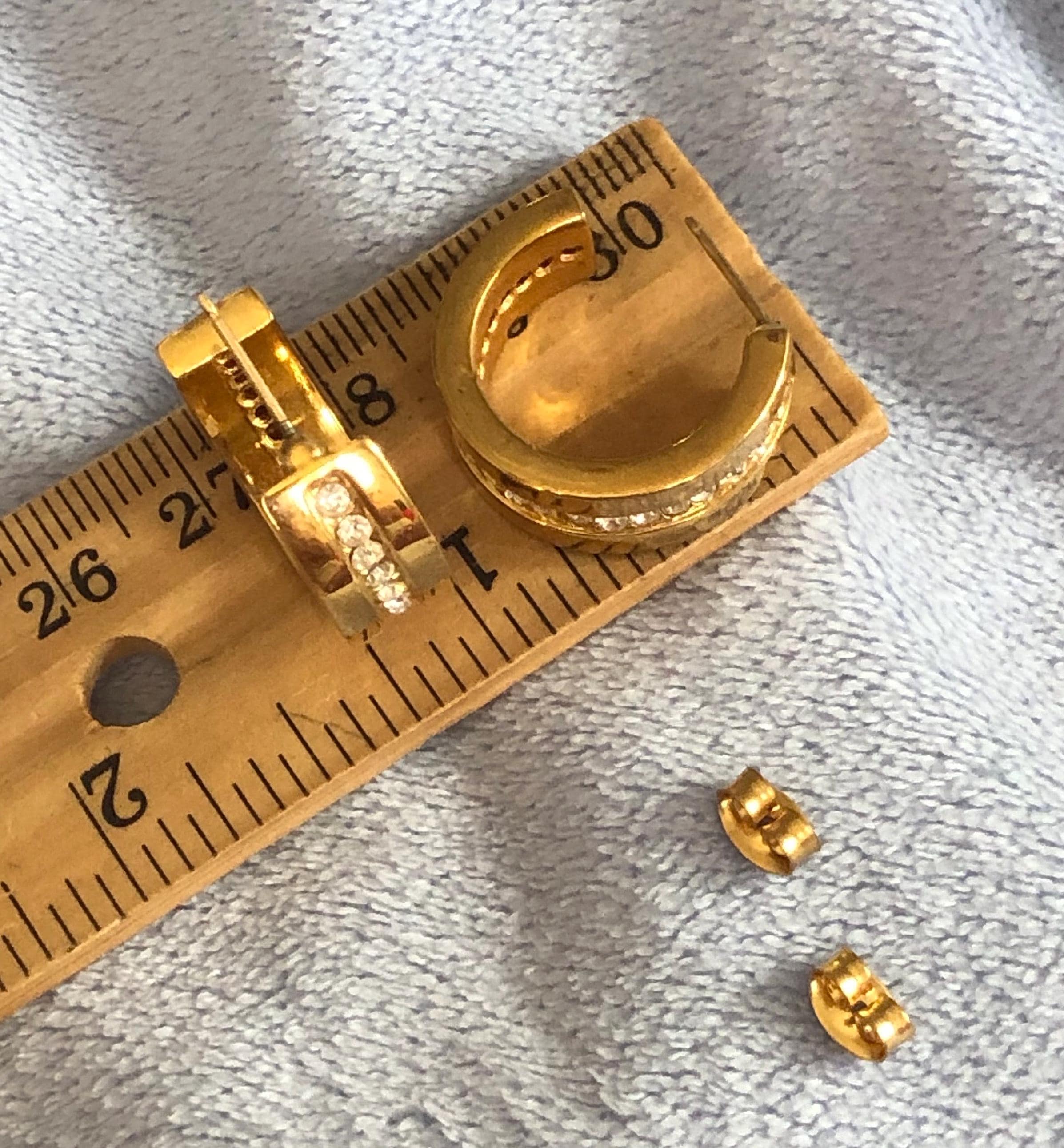 Rare Vintage Ralph Lauren RLL Hoop Earrings W/14K Post Studs - Etsy