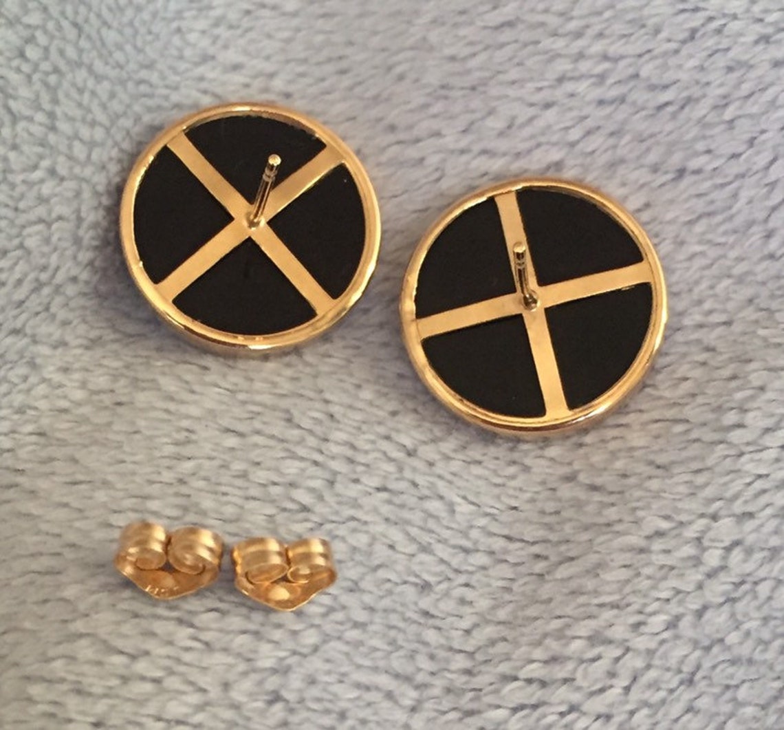 Vintage Australian Fire Doublet Opal Mosaic Inlay 14k Yellow | Etsy