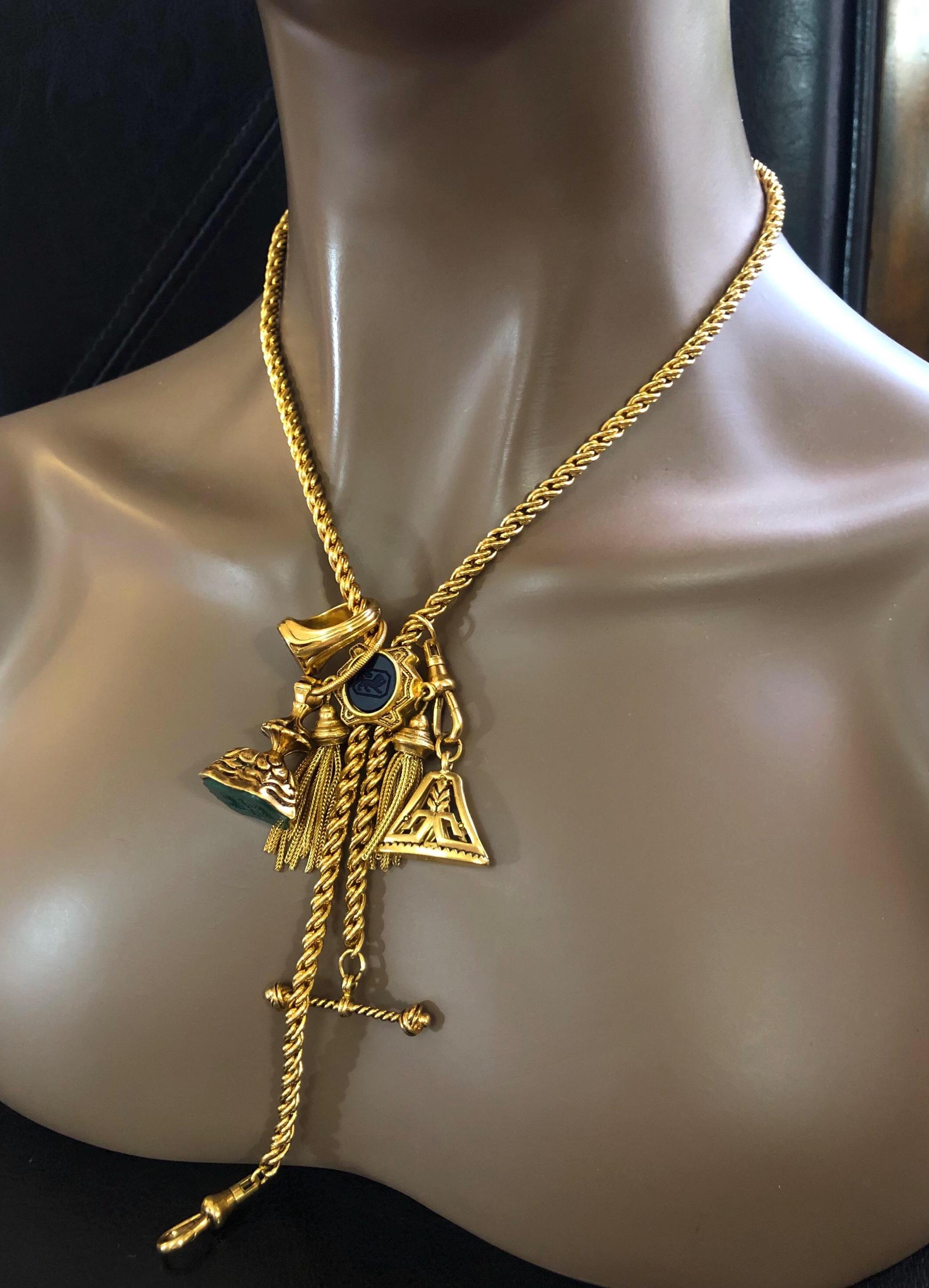 Rare Vintage Ralph Lauren Pocket Watch Slide Fob Rope Chain Rare Vintage Ralph Lauren Pocket Watch Slide Fob Rope Chain