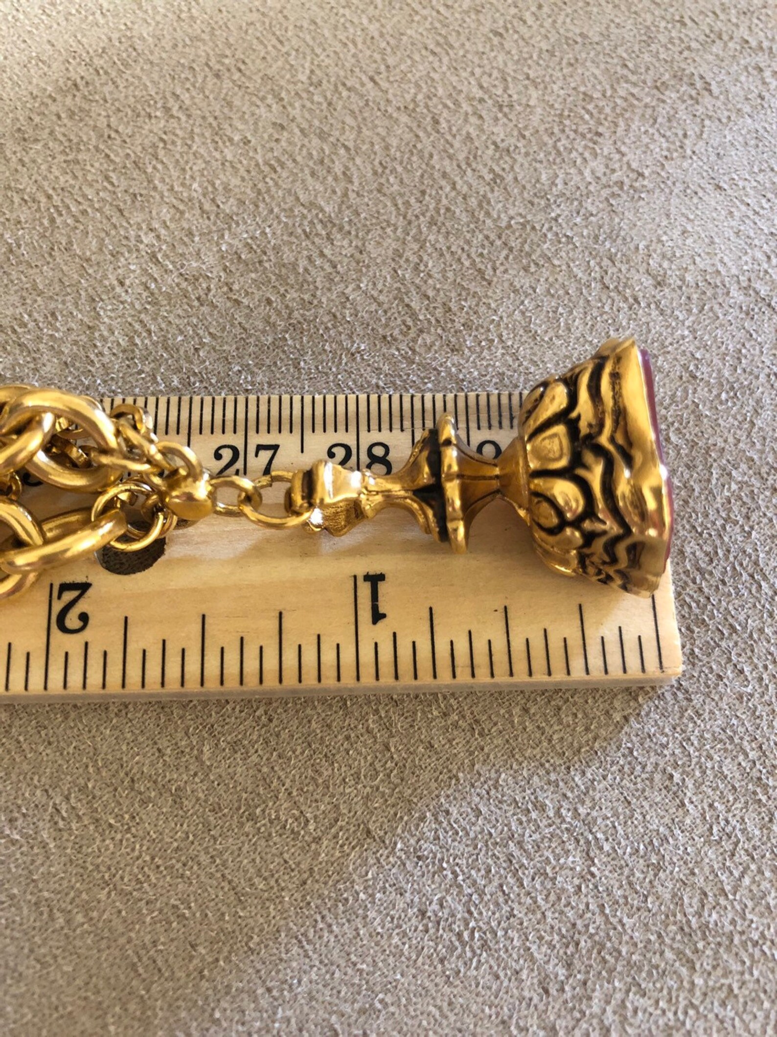 Rare Vintage Ralph Lauren Pocket Watch Fob Chain RLL Necklace 17" - Etsy