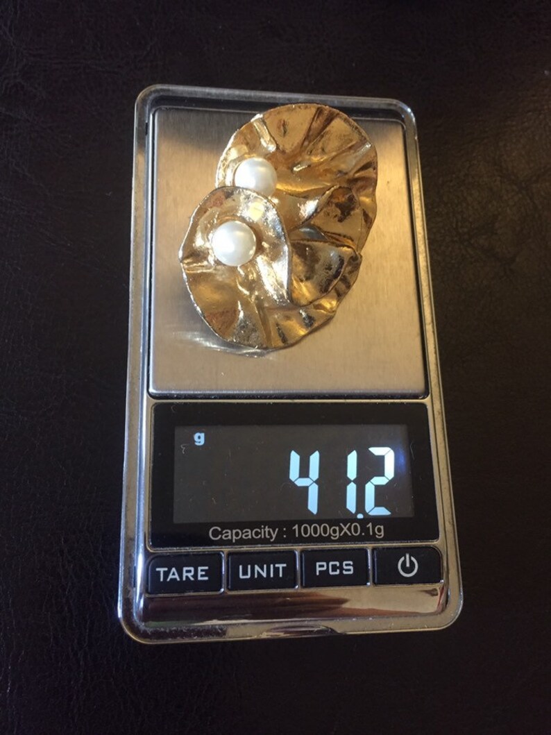 Vintage Ribbon Yves Saint Laurent Style Unmarked Clip on | Etsy