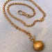Victorian Pocket Watch Rope Chain Necklace W/chestnut Fob - Etsy