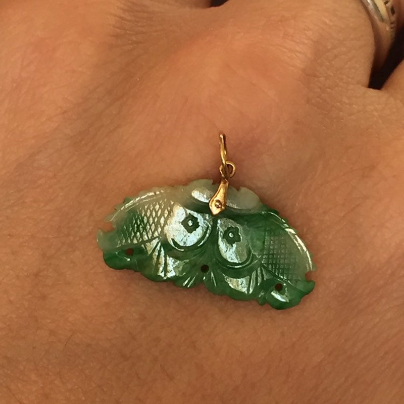 Jade Goldfish - Etsy