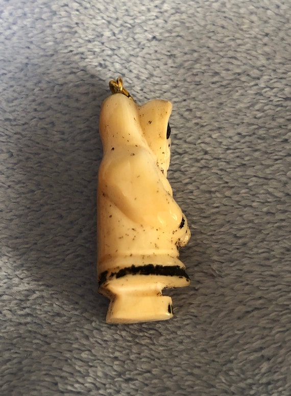 Alaska Inuit Eskimo Billiken Carved Lucky Charm Penda… - Gem