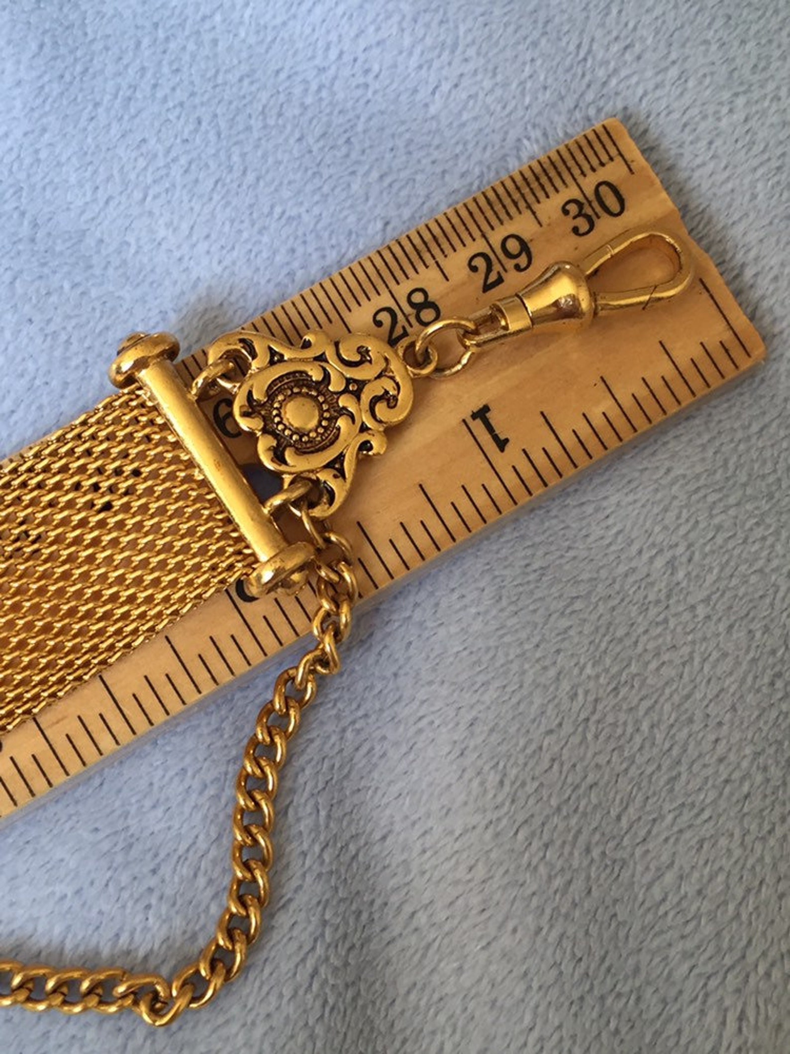 Rare Vintage Ralph Lauren Pocket Watch Fob Chain RLL Mesh Bracelet - Etsy