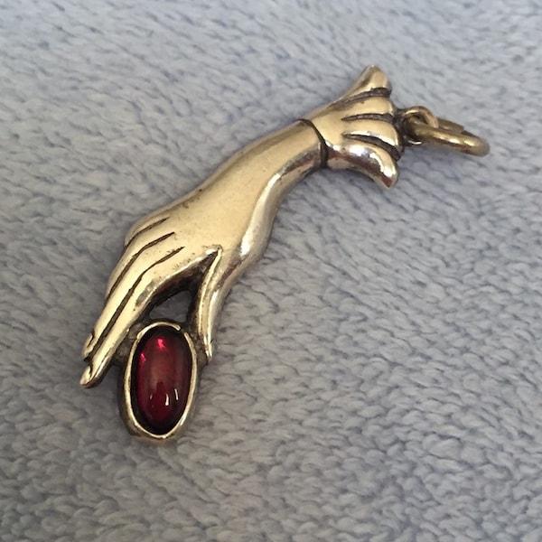 Victorian Hand Pendant - Etsy