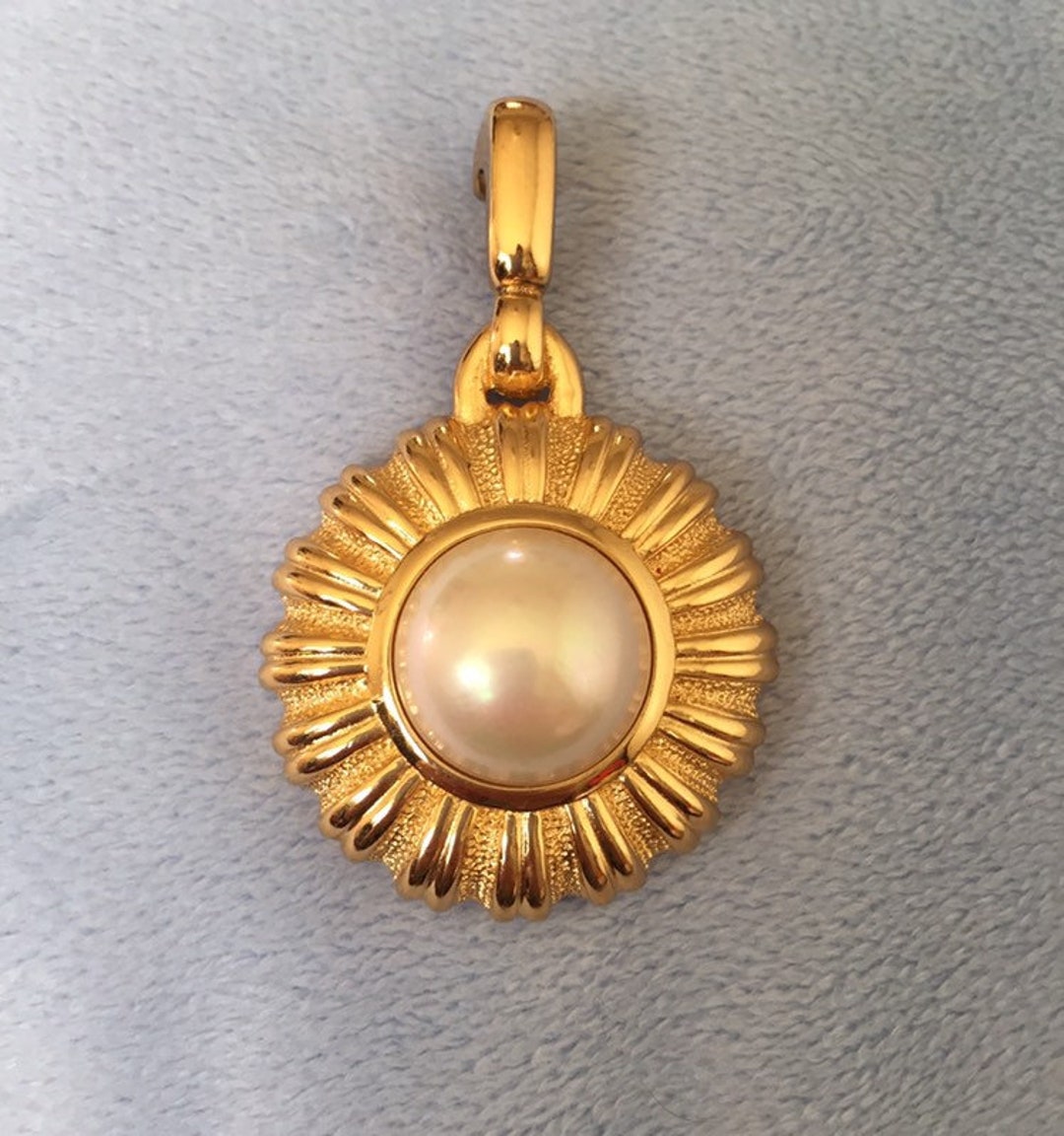 Authentic Vintage Burberry Sunflower Enhancer Pendant for Necklace ...