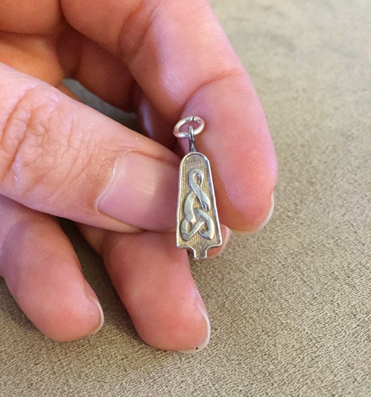 Vintage Antique Sterling Silver Celtic Harp Signet Charm / - Etsy