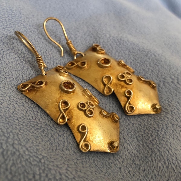 Shield Earrings - Etsy