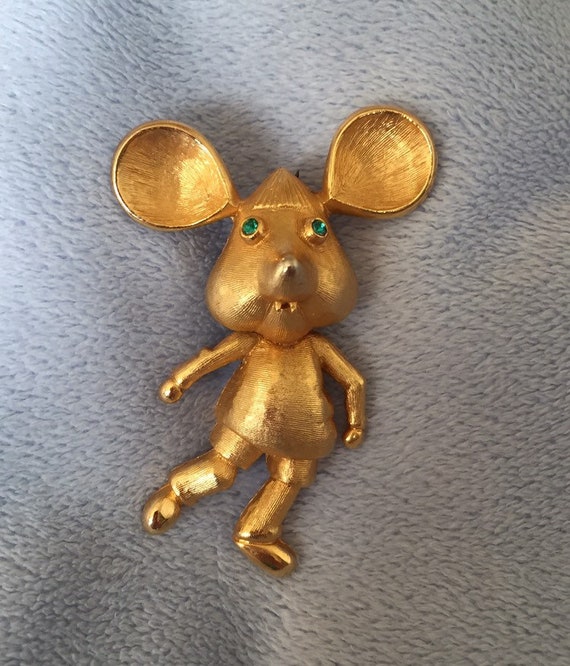 Rare 1960 Sphinx for Boucher Topo Gigio Mouse Pin Bro… - Gem