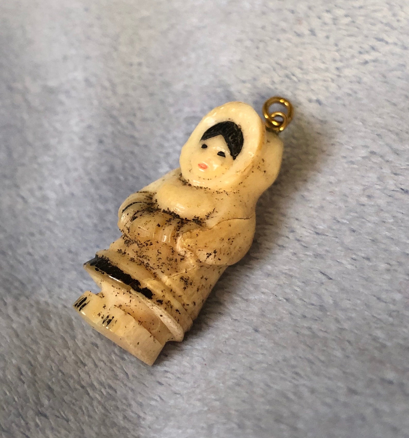 Alaska Inuit Eskimo Billiken Carved Lucky Charm Pendant Charm - Etsy