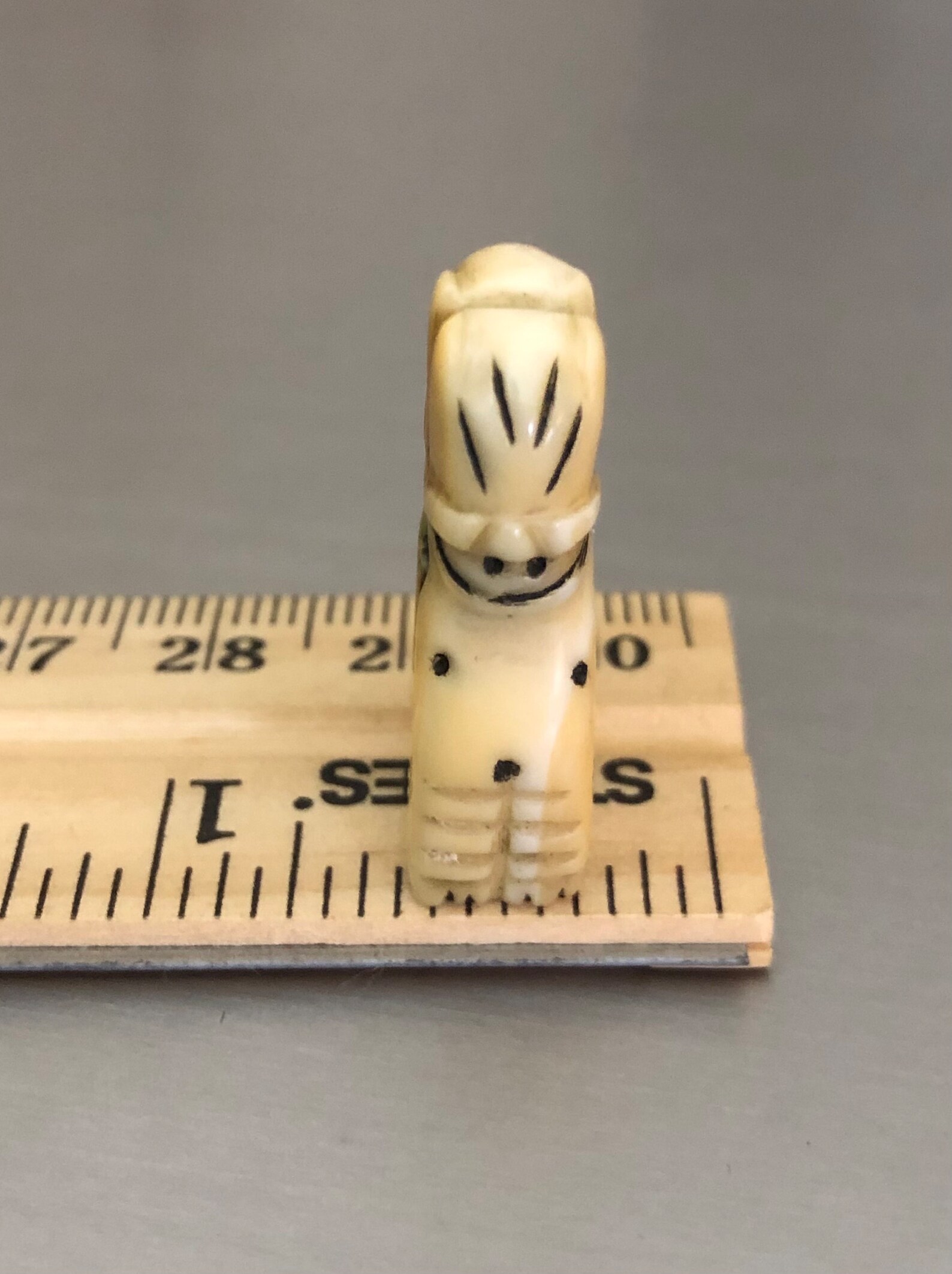 Male and Female Alaska Inuit Billiken Carved Lucky Charm Pendant Charm ...