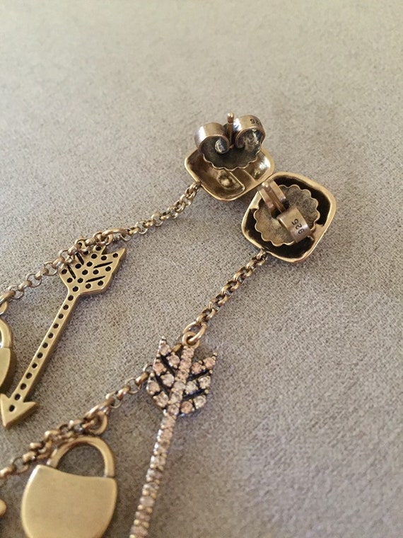 Runaway Ralph Lauren Equestrian Charm Chain RLL Earri… - Gem